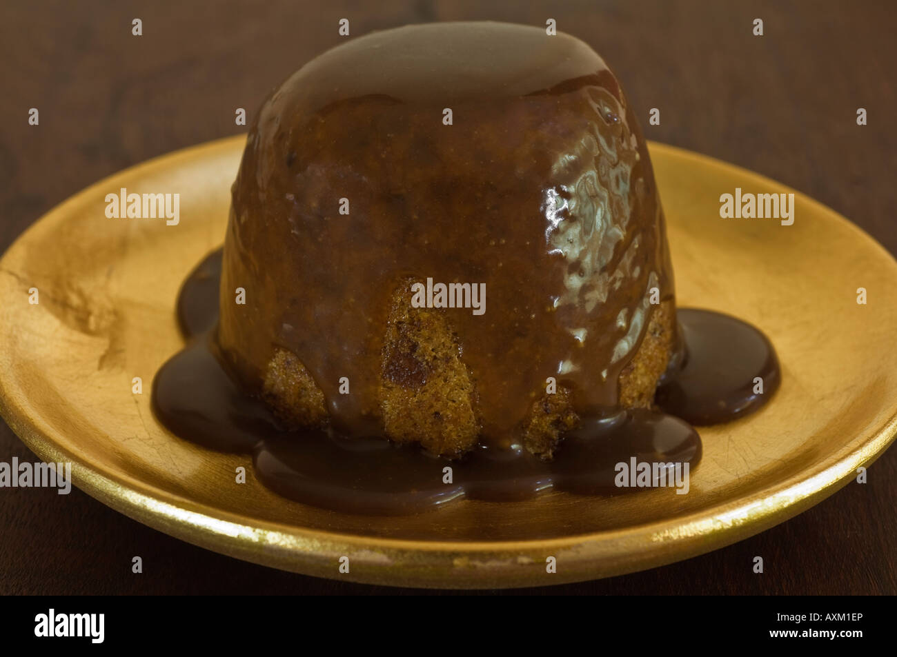 Sticky Toffee Pudding UK Food Stock Photo - Alamy