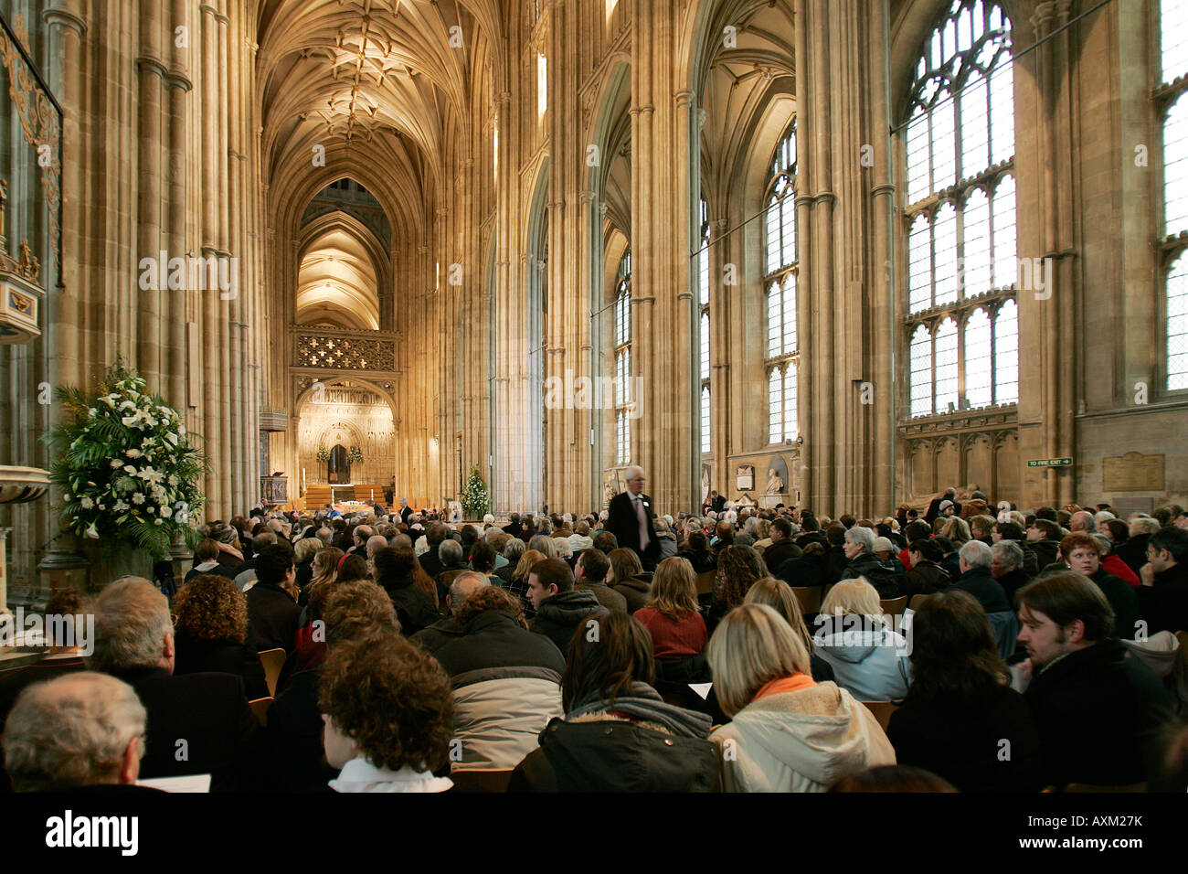 Canterbury cathedral church event festival ceremony wizard read ...