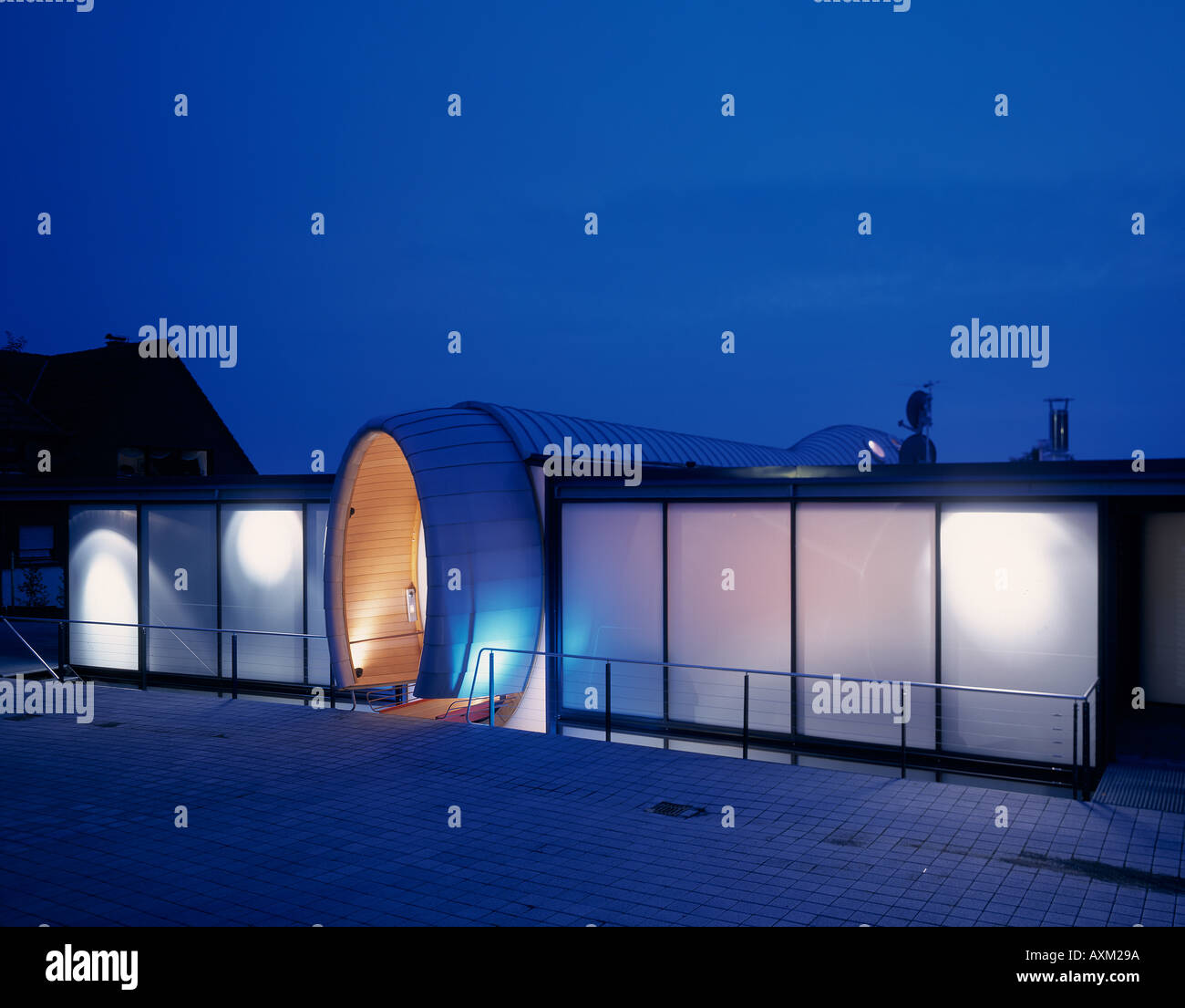 THE SPINE HOUSE 2002 Stock Photo - Alamy