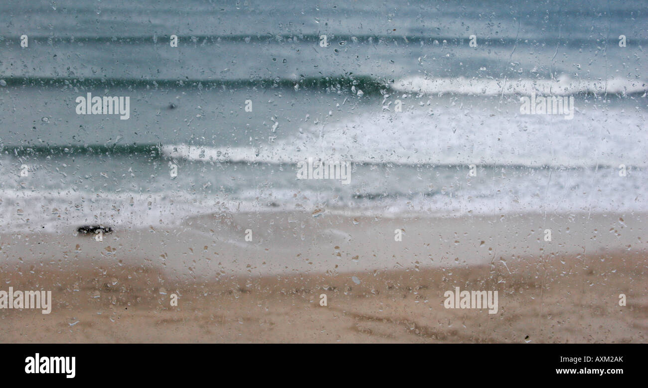 English seaside rain hi-res stock photography and images - Alamy