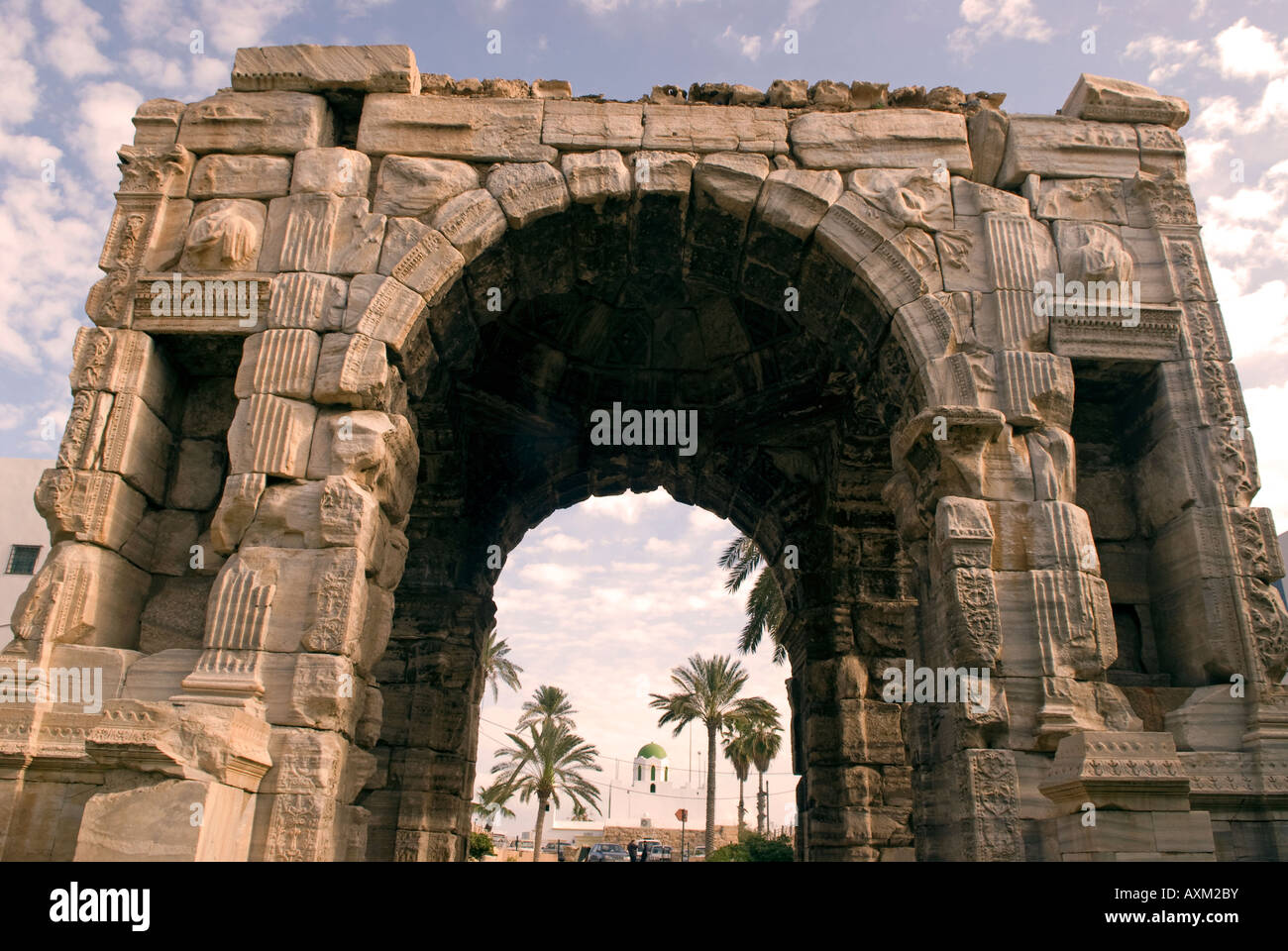 Arch of Marcus Aurelius Tripoli Libya Stock Photo - Alamy