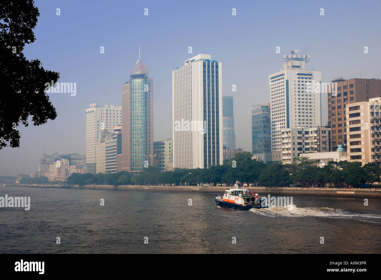 China Guangdong Guangzhou police boat display Stock Photo - Alamy