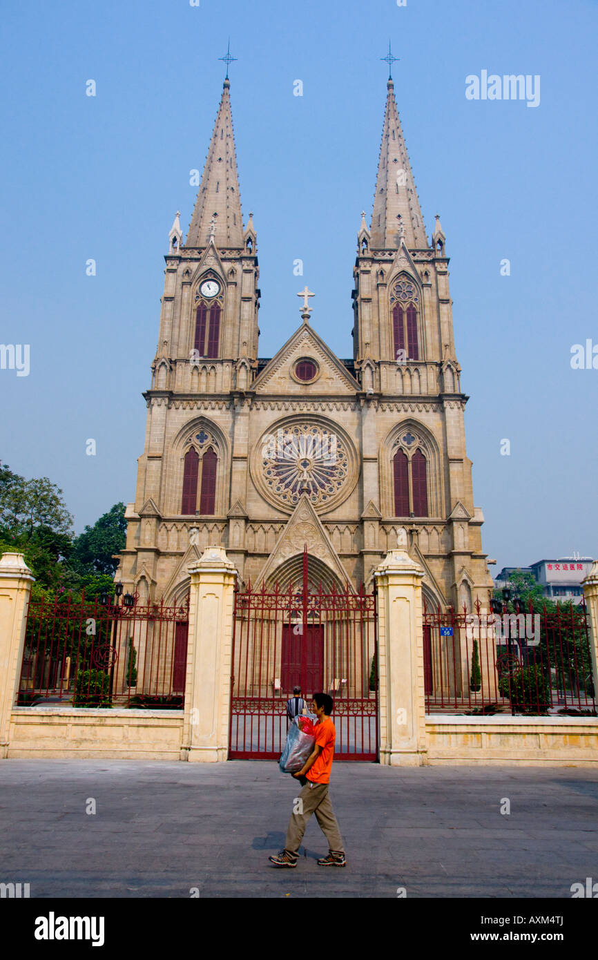 China Guangzhou Stone Church Sacred Heart of Jesus Stock Photo - Alamy