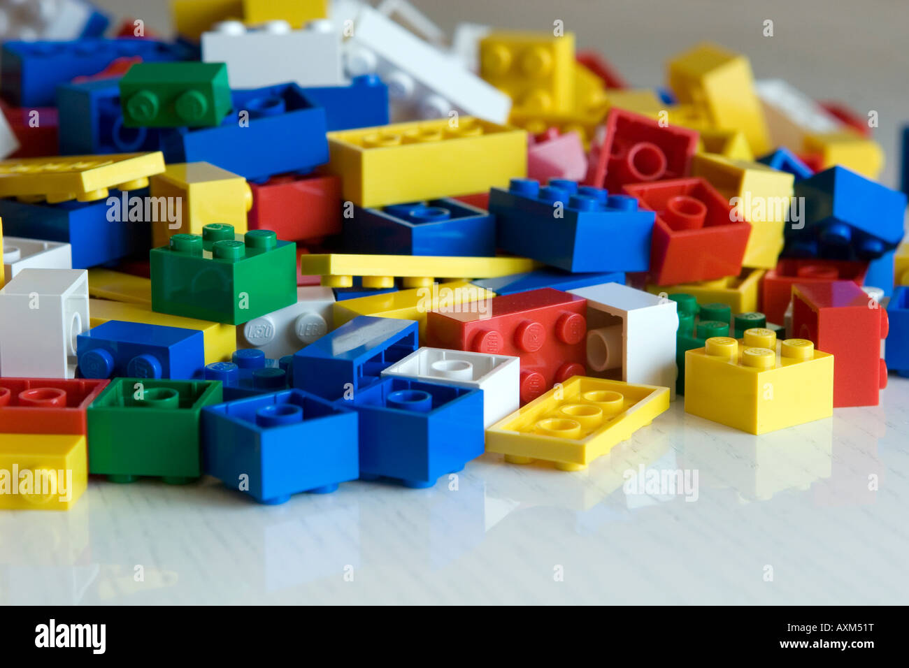 Pile of Assorted Lego Blocks Stock Photo - Alamy