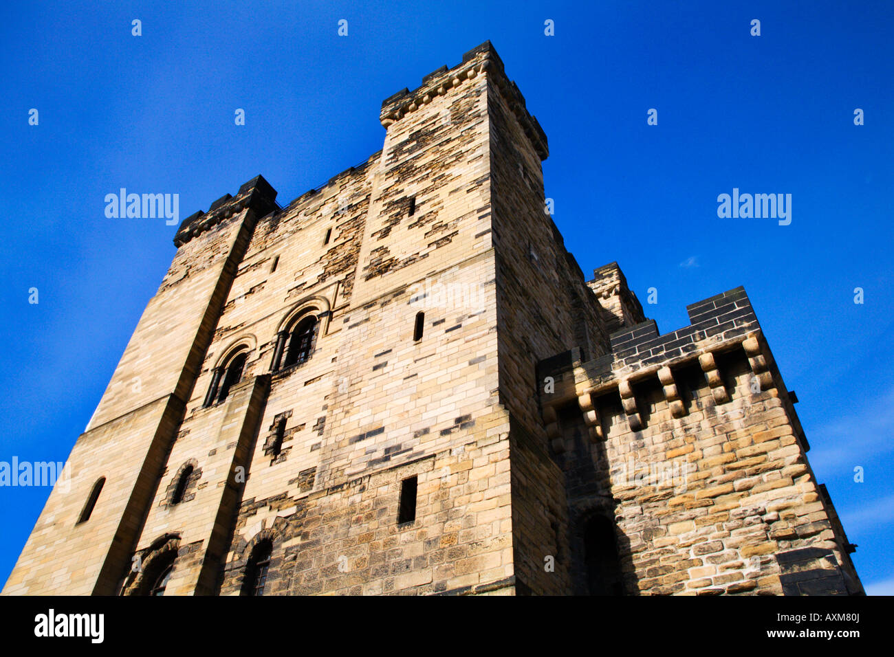 Newcastle upon tyne castle keep england north east england hi-res stock ...