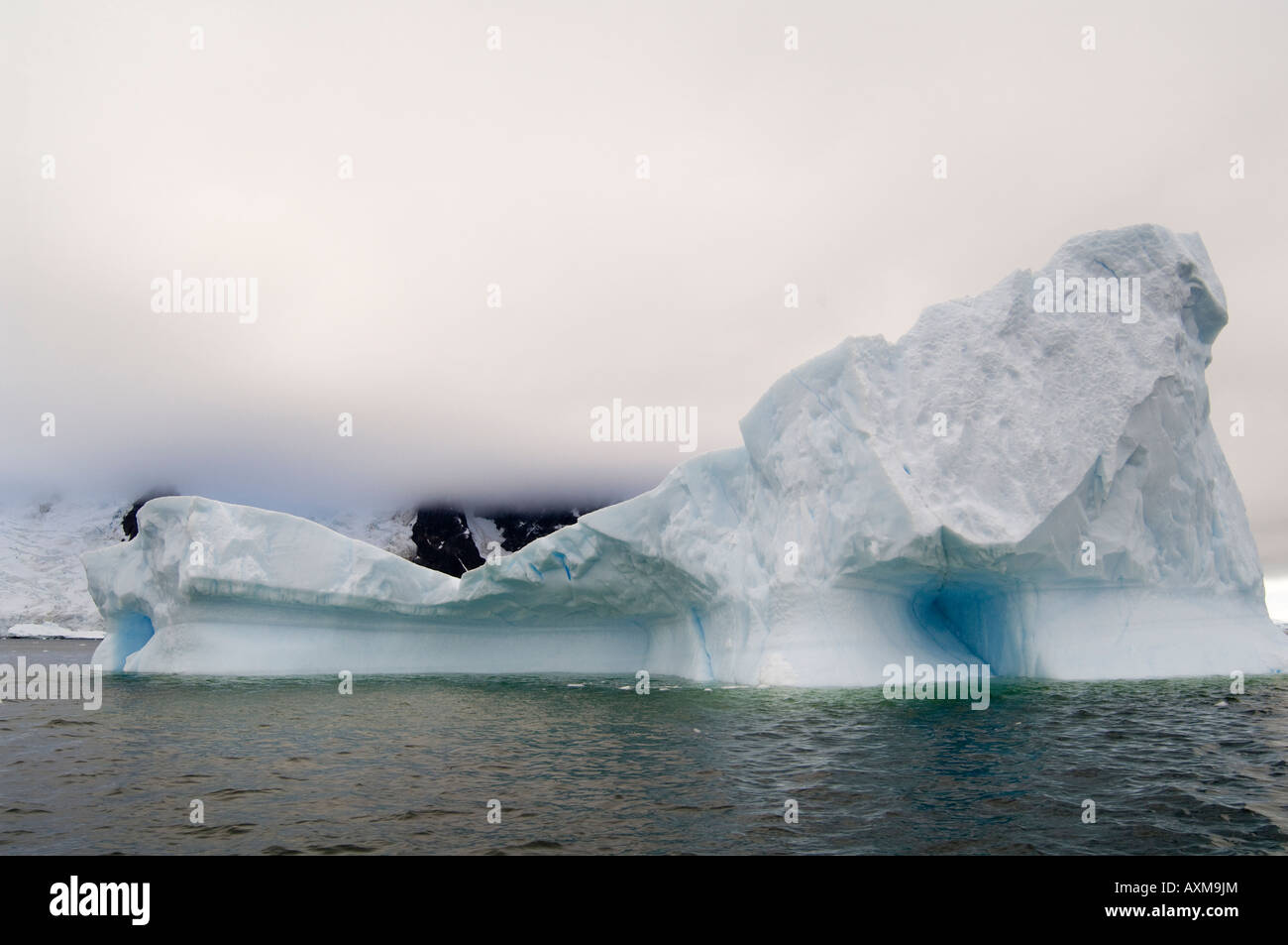 Antarctica Antarctic Peninsula Lemaire Channel Iceberg near Pleneau ...