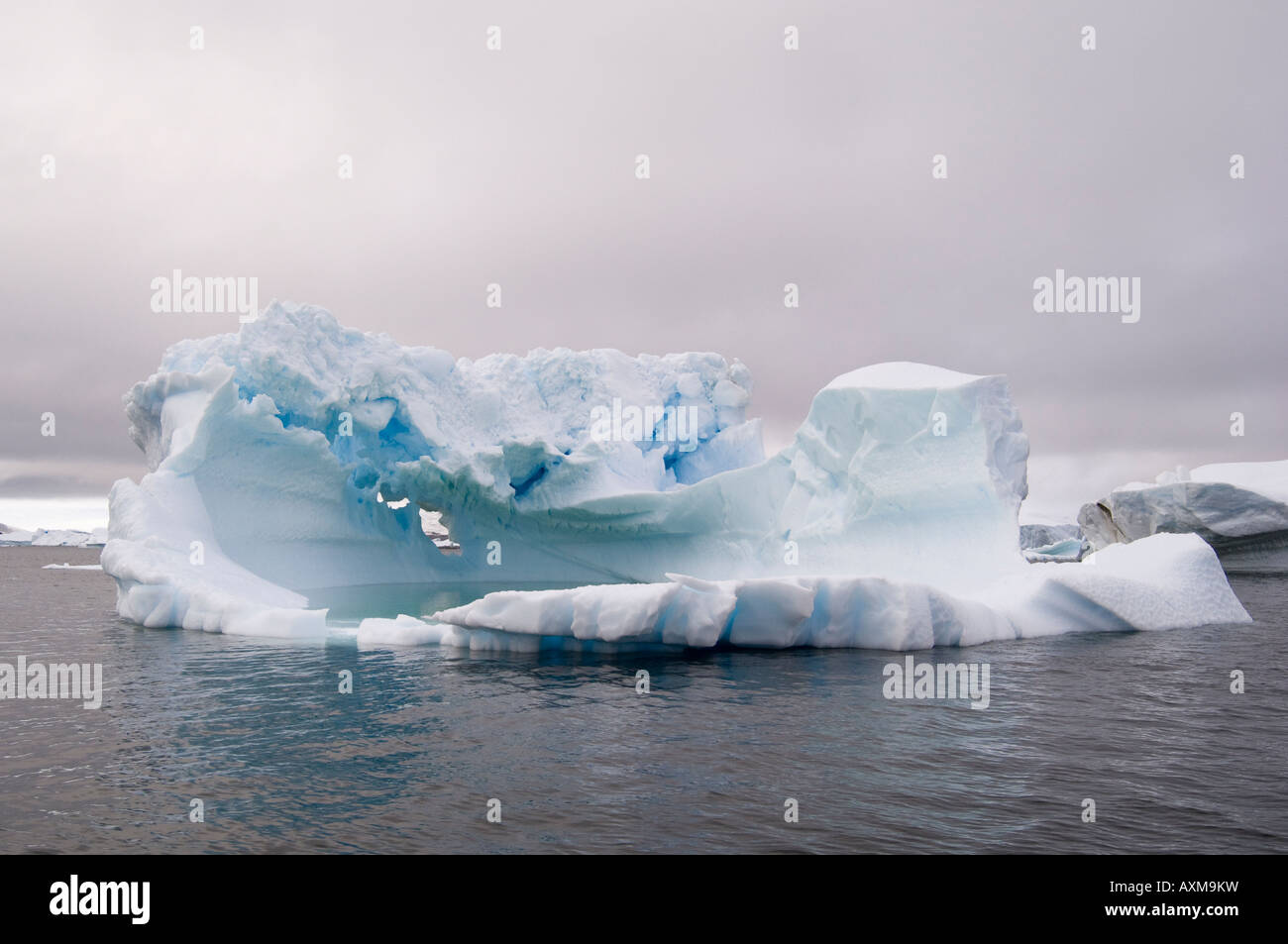 Antarctica Antarctic Peninsula Lemaire Channel Iceberg near Pleneau ...