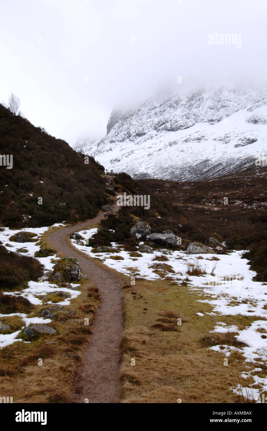 Vistas from the Ben Nevis mountain range in the Southern Highlands of ...