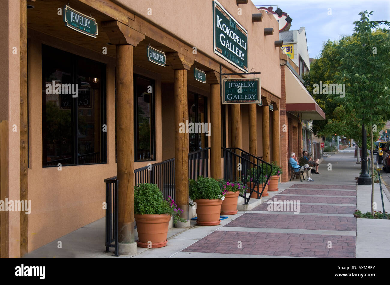 Street scene Moab, Utah Stock Photo - Alamy