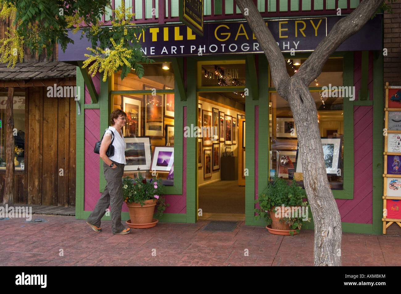 Street scene Moab, Utah Stock Photo - Alamy