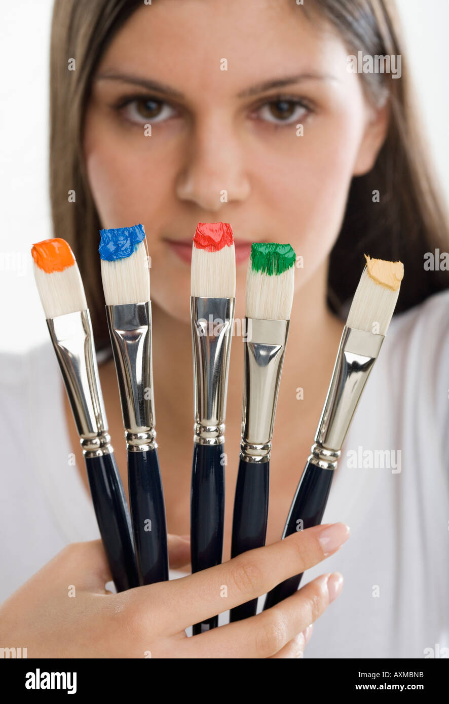 Display paintbrushes hi-res stock photography and images - Alamy