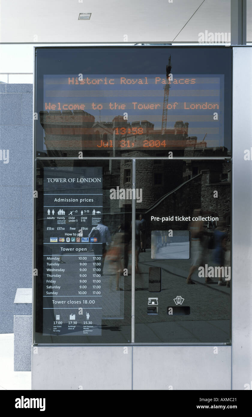Tower london ticket hi-res stock photography and images - Alamy