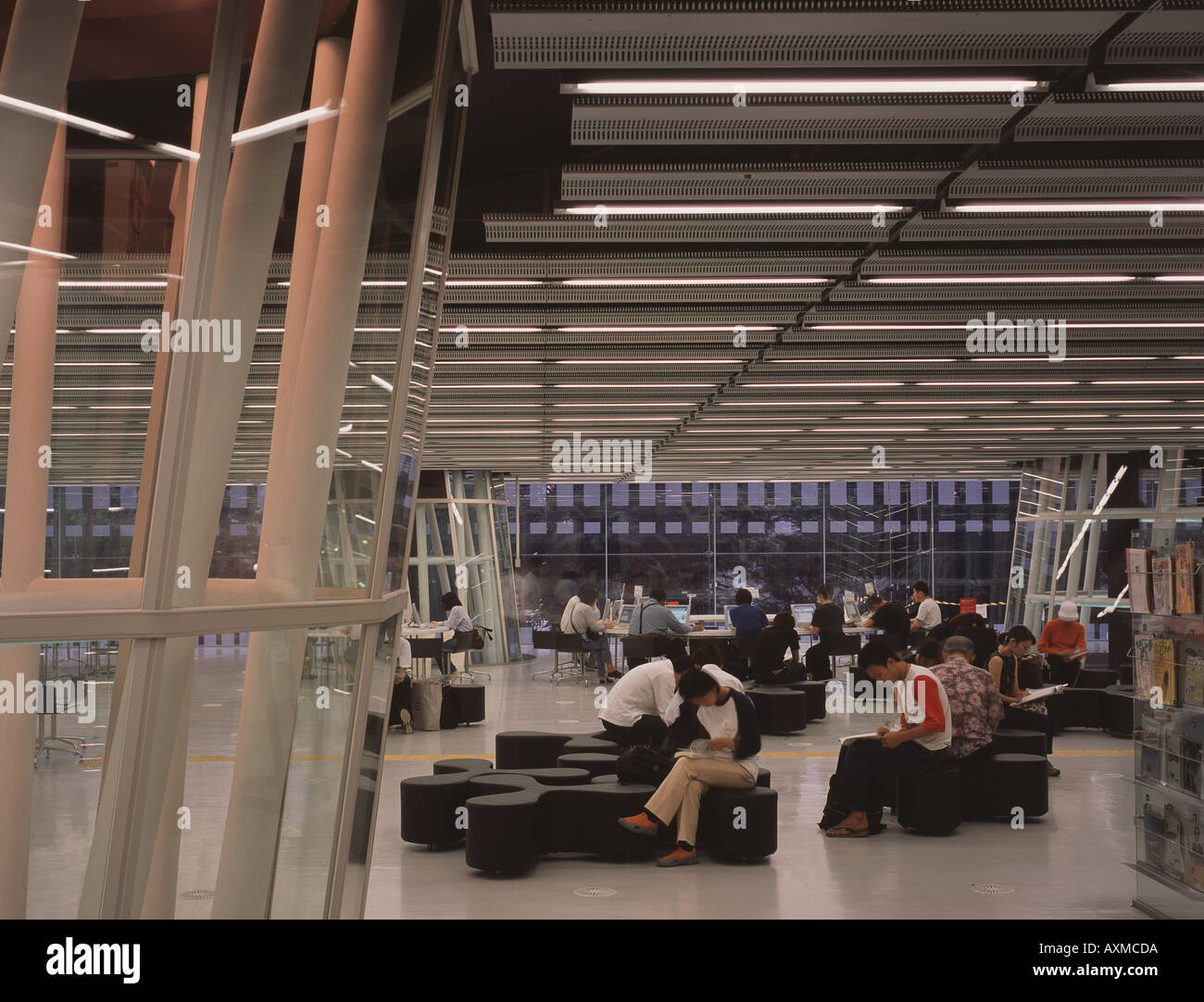 SENDAI MEDIATHEQUE, TOYO ITO, SENDAI, JAPAN Stock Photo - Alamy