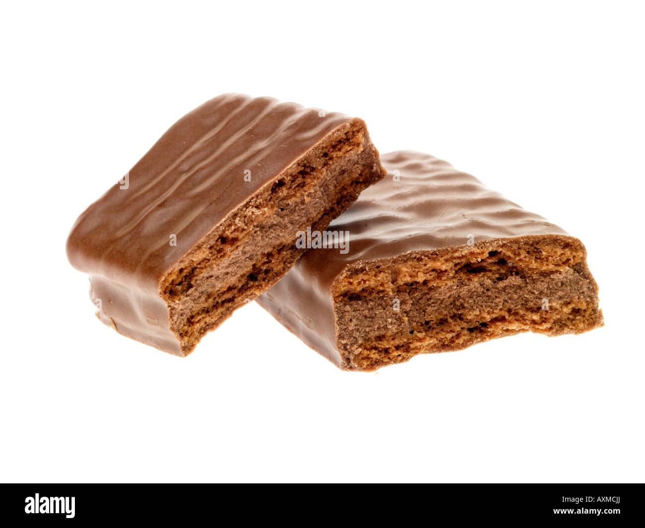 Chocolate Biscuit Bar Stock Photo - Alamy