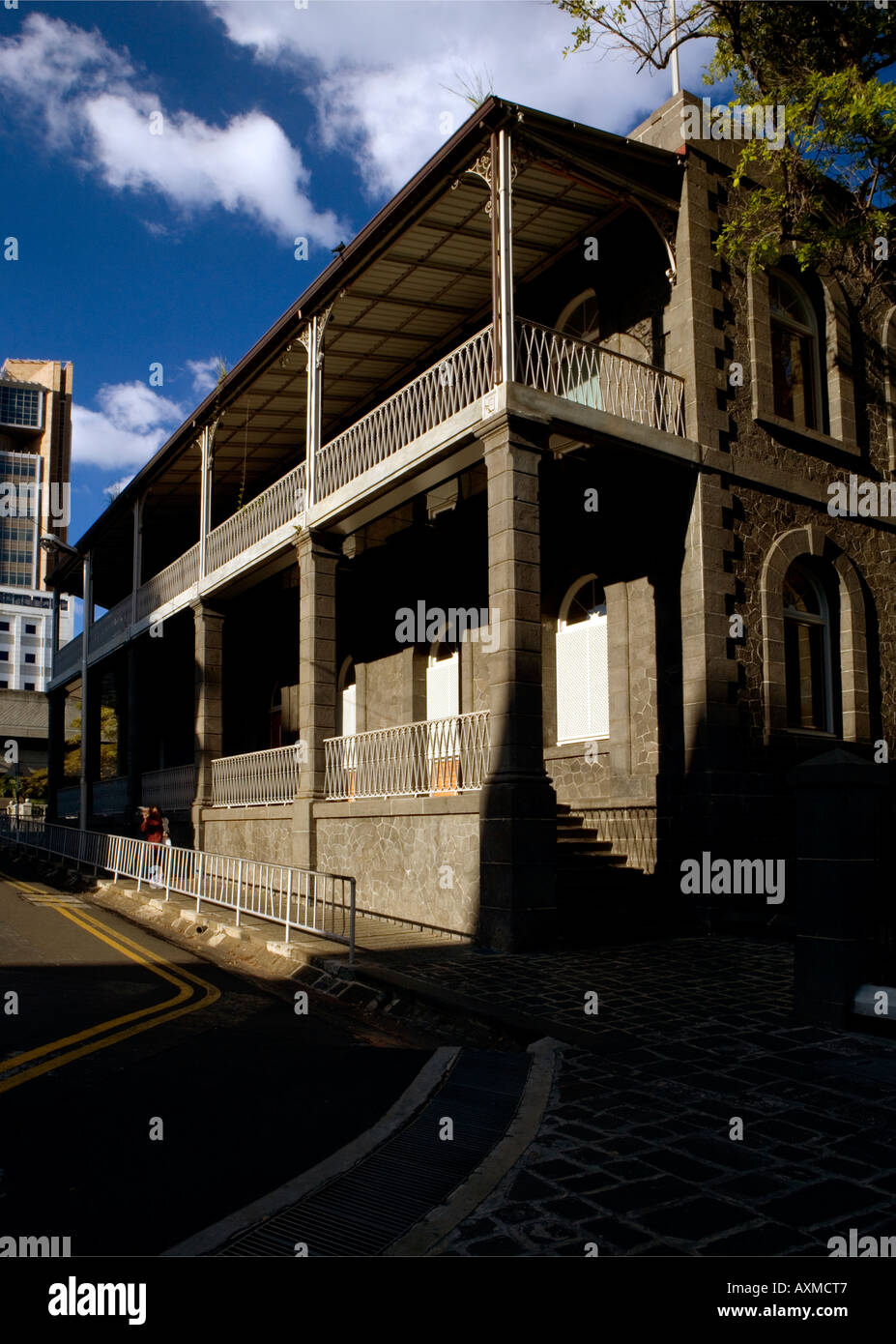 The Mauritian Prime Minister's Office, in Port Louis, Mauritius. Late ...