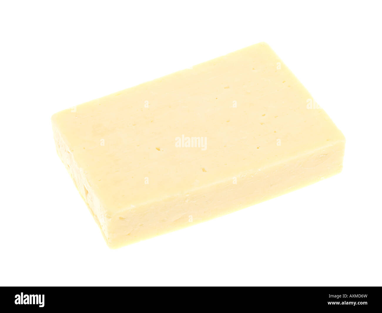 Block of Cheddar Cheese Stock Photo - Alamy