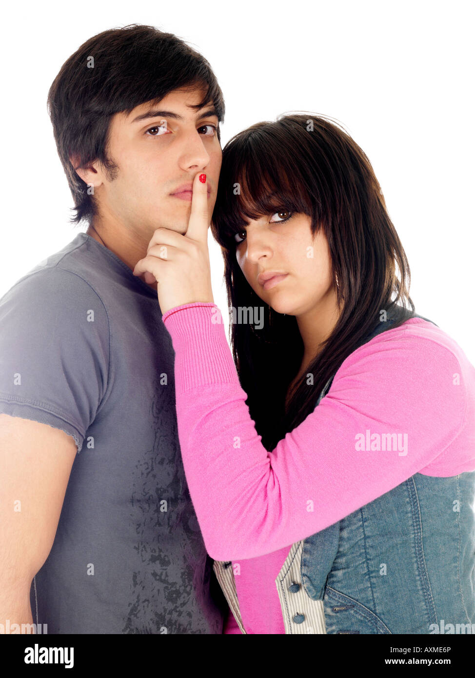 Young Couple Hugging Models Released Stock Photo - Alamy