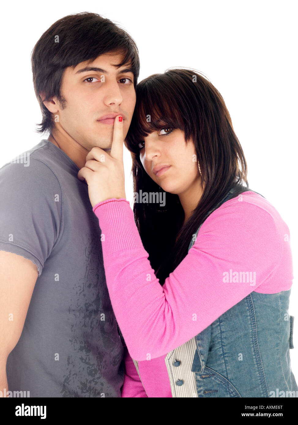 Young Couple Hugging Models Released Stock Photo - Alamy