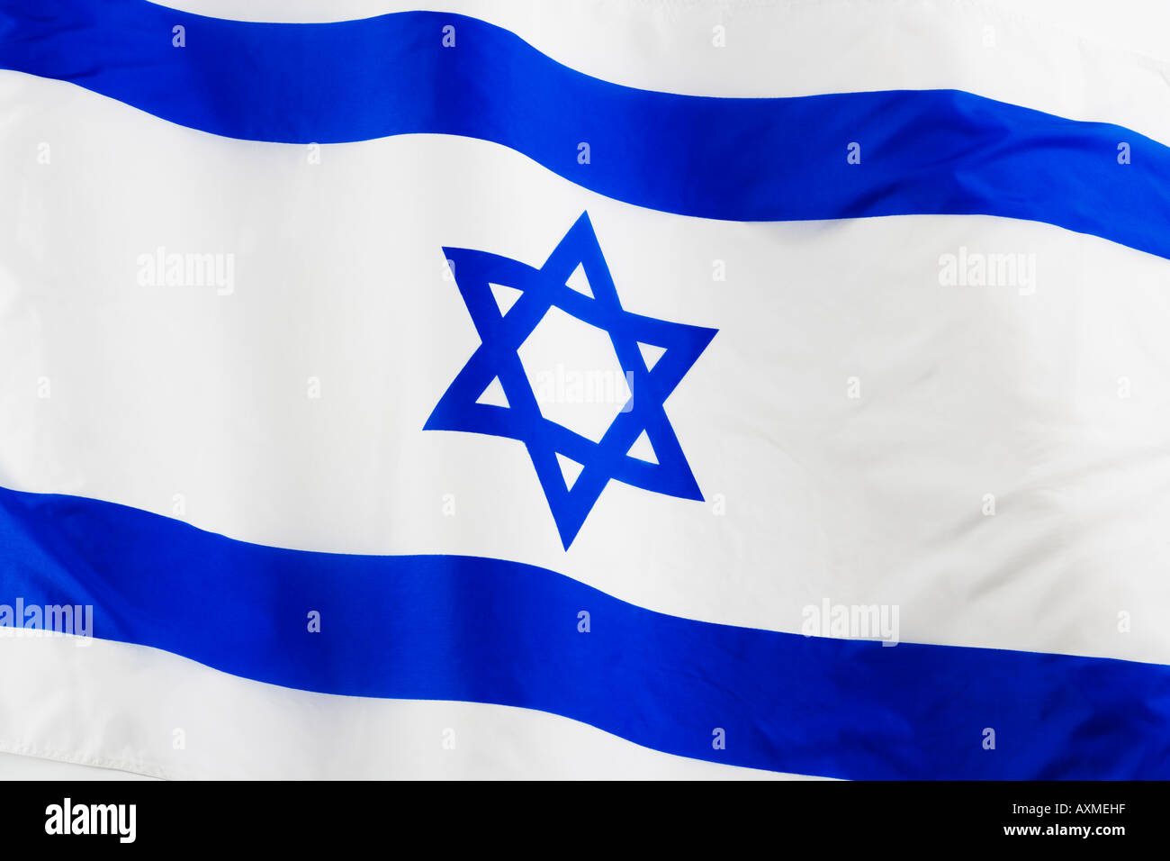 Close up of flag of Israel Stock Photo - Alamy