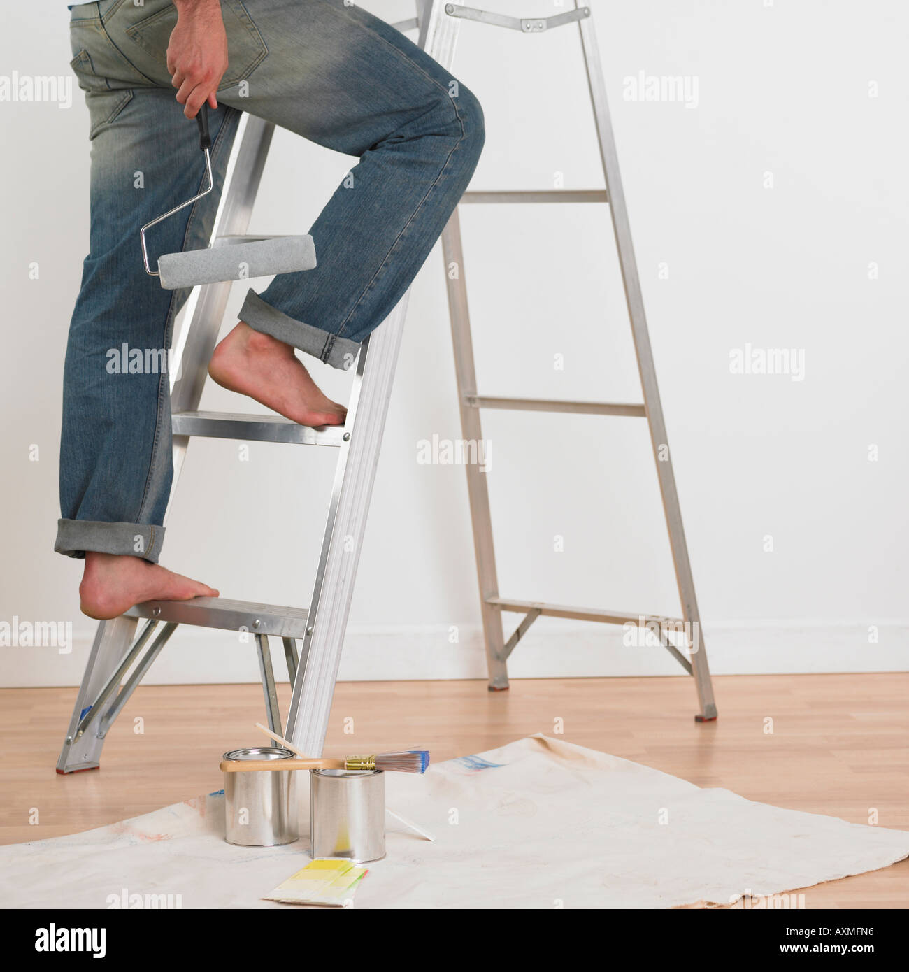 Scaling paint hi-res stock photography and images - Alamy