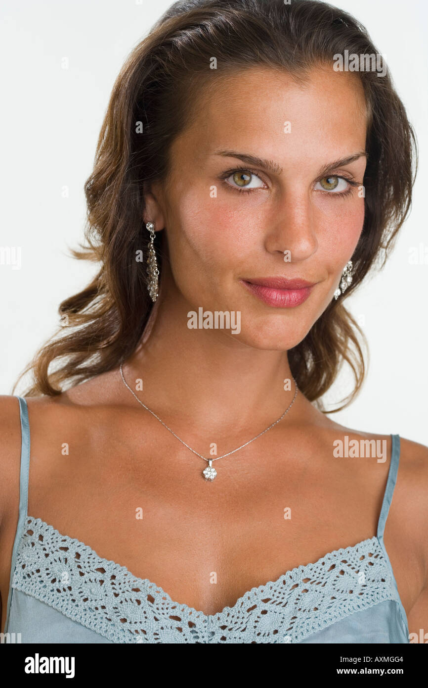 Silhouette woman face front on hi-res stock photography and images - Alamy