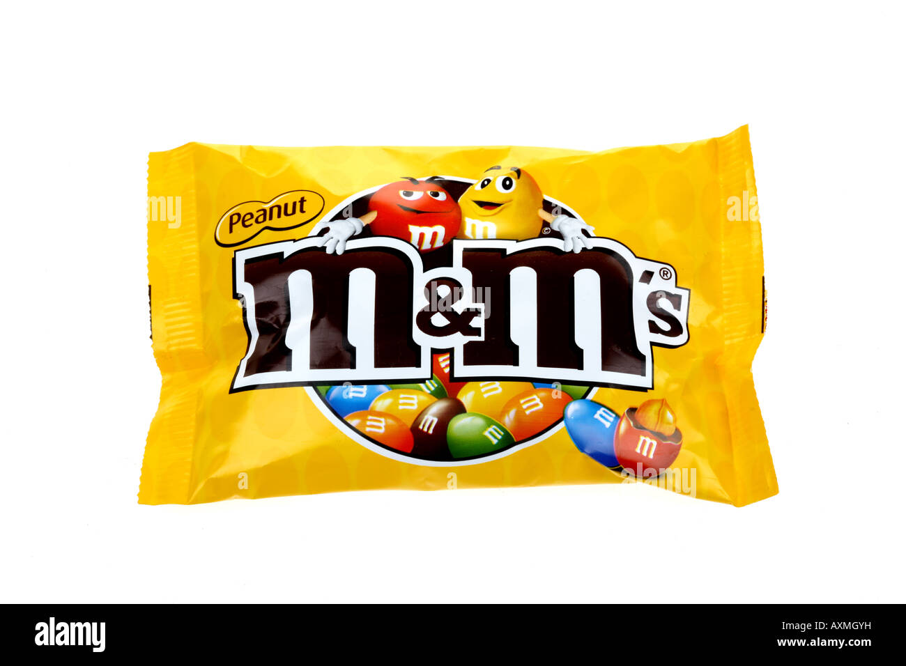Branded Bags Of M&M Chocolate Covered Peanuts Confectionery Sweets ...