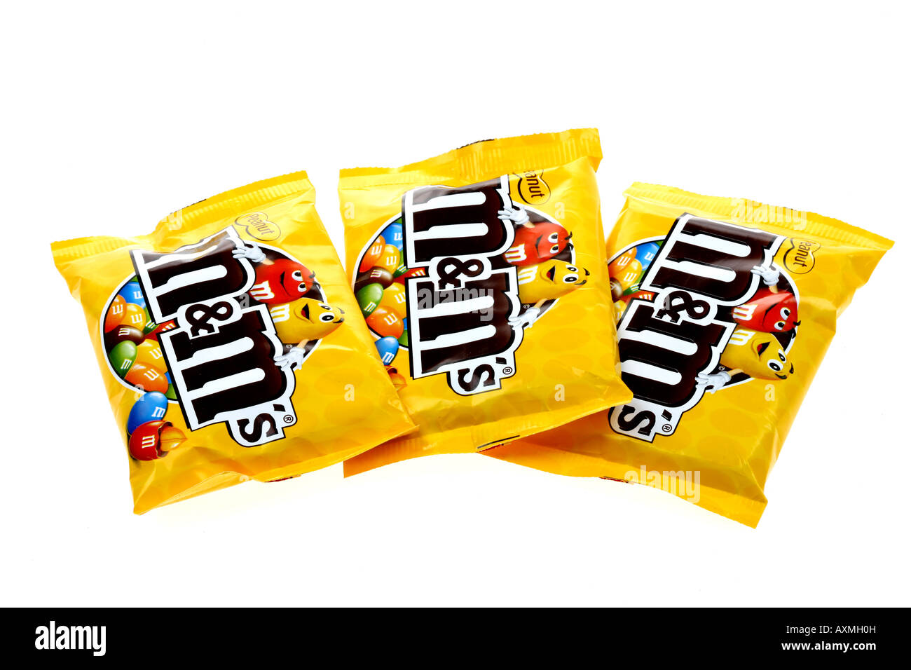 Branded Bags Of M&M Chocolate Covered Peanuts Confectionery Sweets ...
