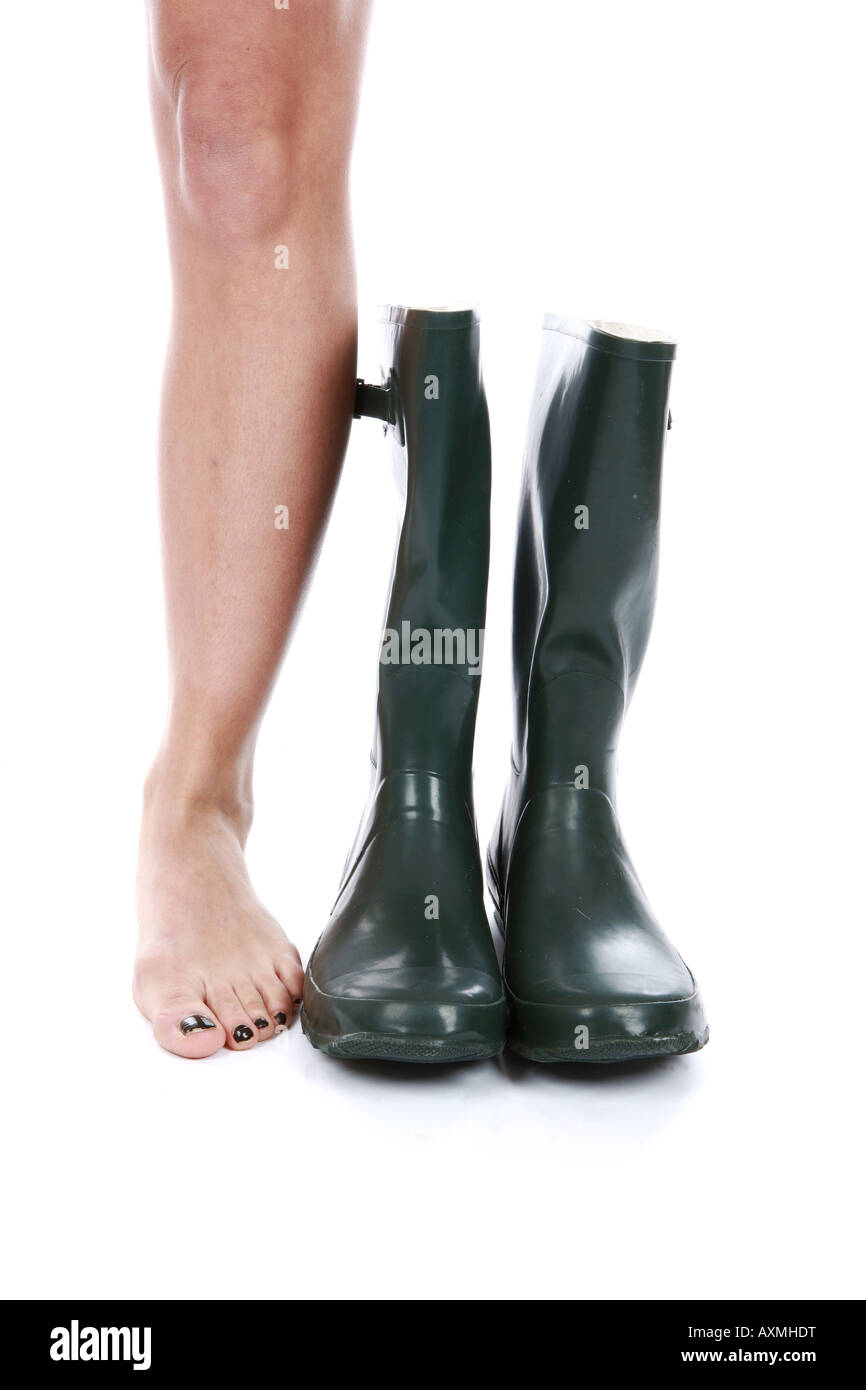 Girls wellies Cut Out Stock Images & Pictures - Alamy