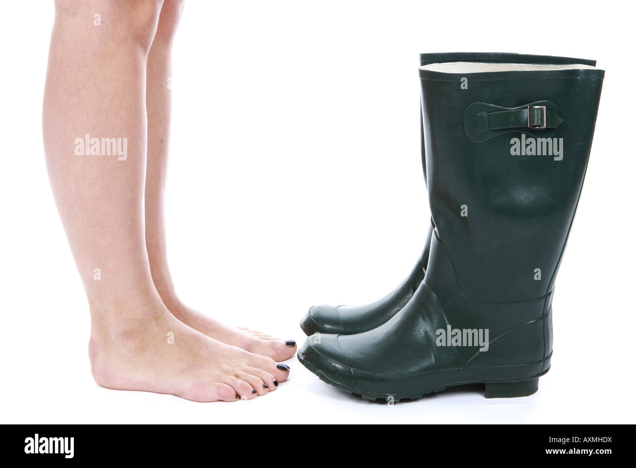 Girls wellies Cut Out Stock Images & Pictures - Alamy