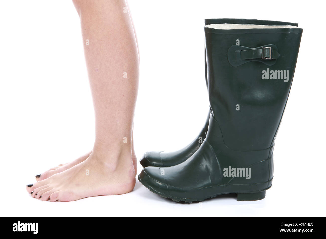 Girls wellies Cut Out Stock Images & Pictures - Alamy