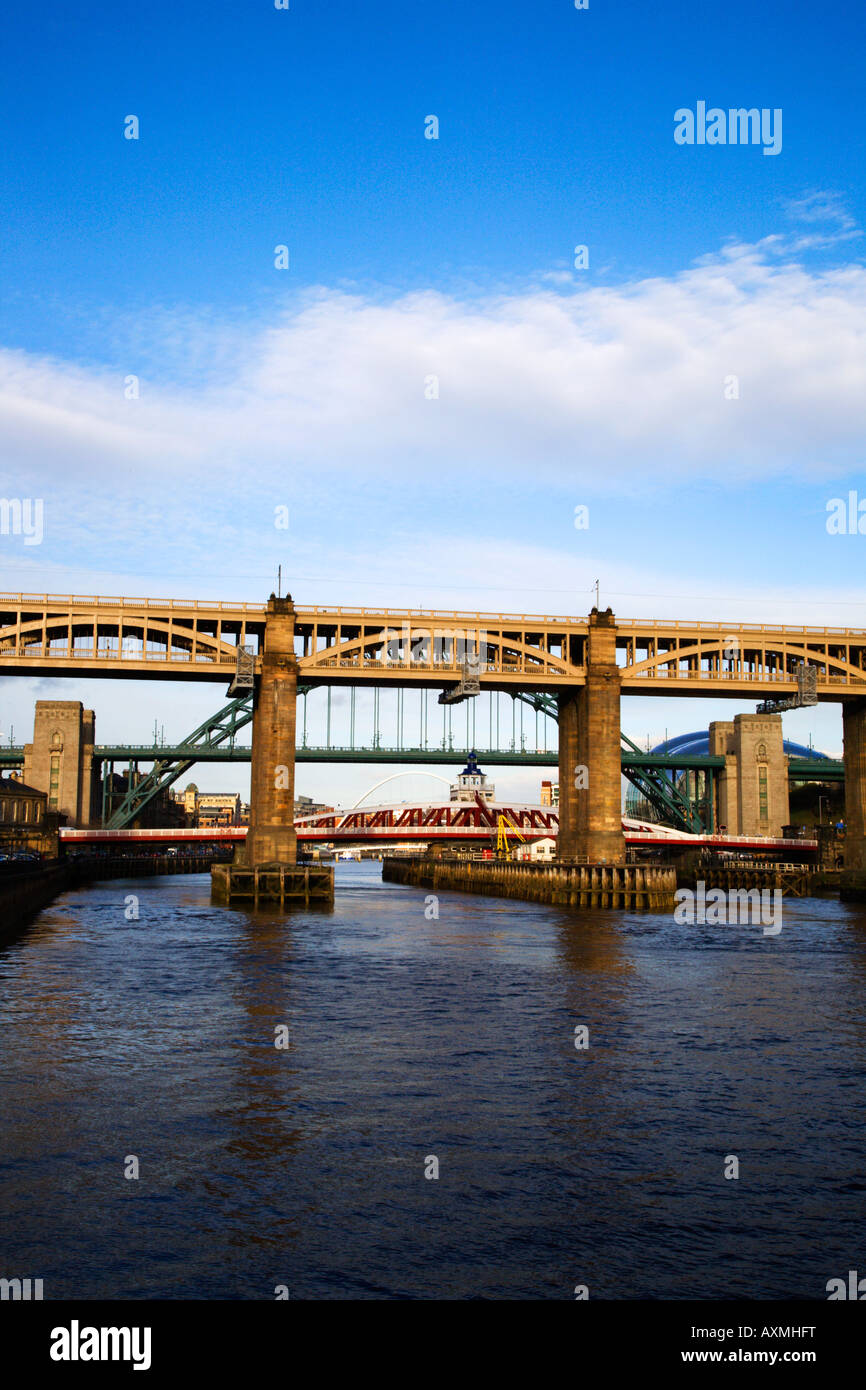 High Level Bridge Newcastle Gateshead England Stock Photo - Alamy