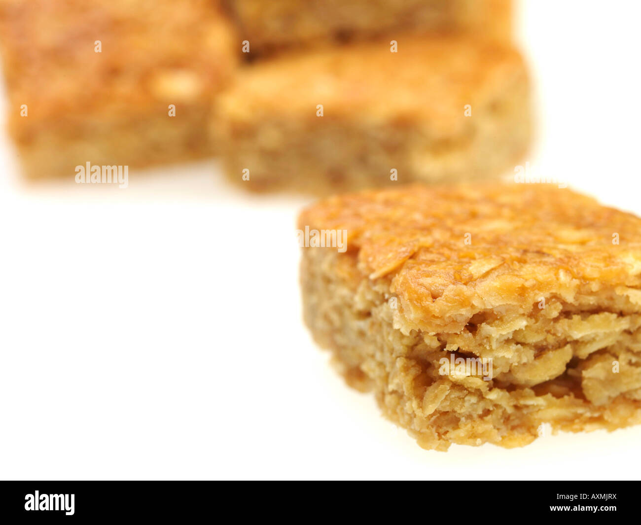 Fresh Baked Sweet Butter Flapjacks Isolated Against A White Background ...