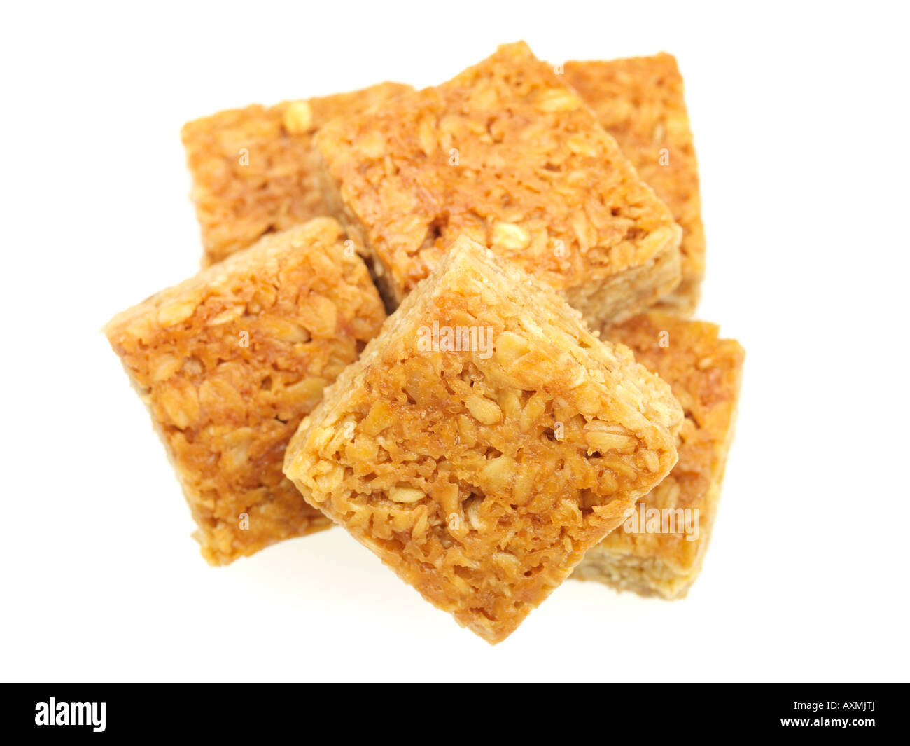 Fresh Baked Sweet Butter Flapjacks Isolated Against A White Background ...