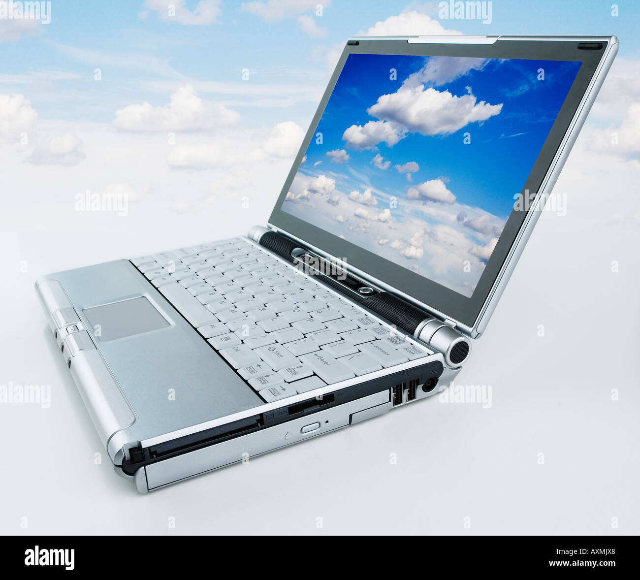 Studio shot of laptop Stock Photo - Alamy