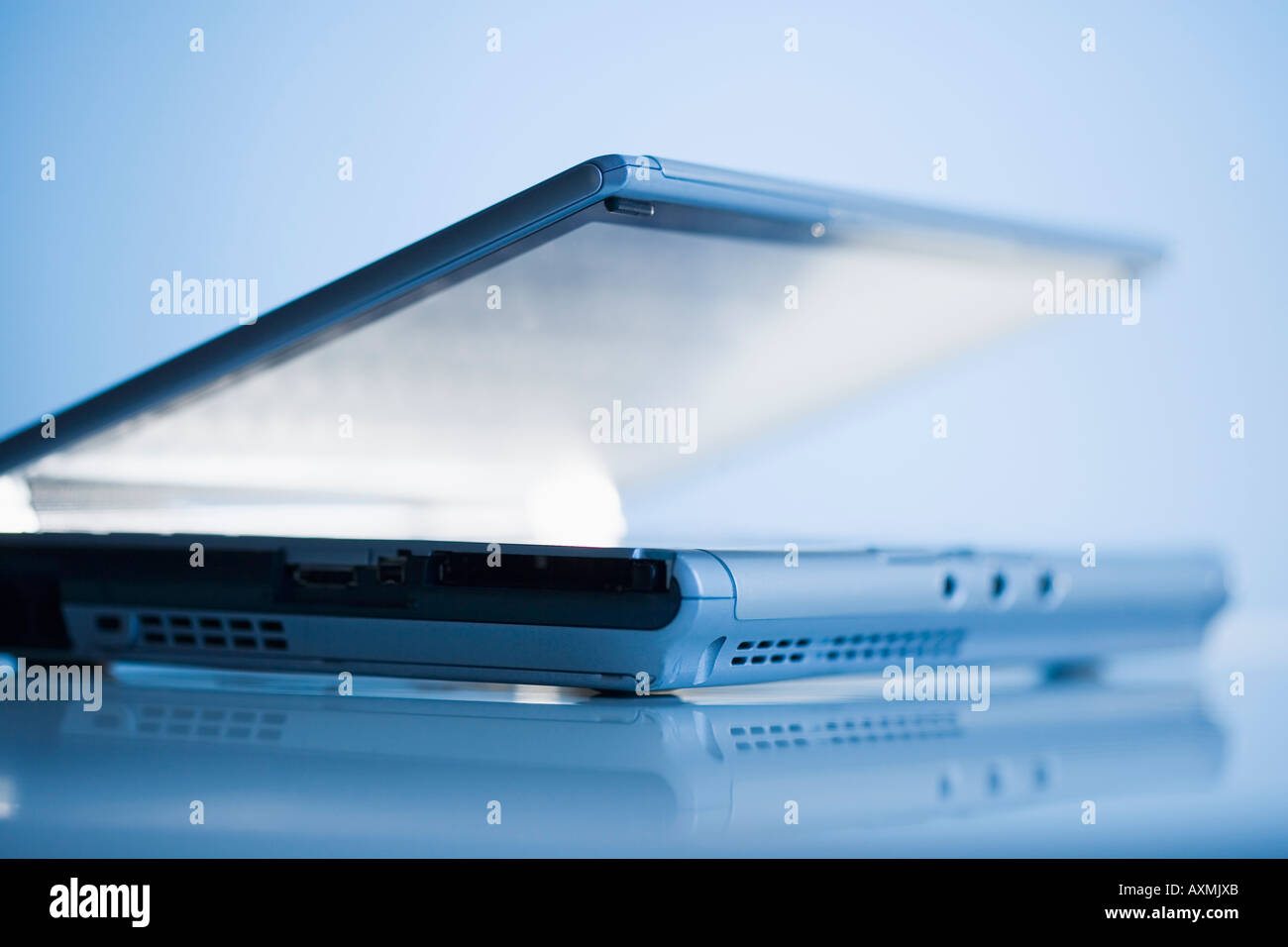 Open laptop computer Stock Photo - Alamy