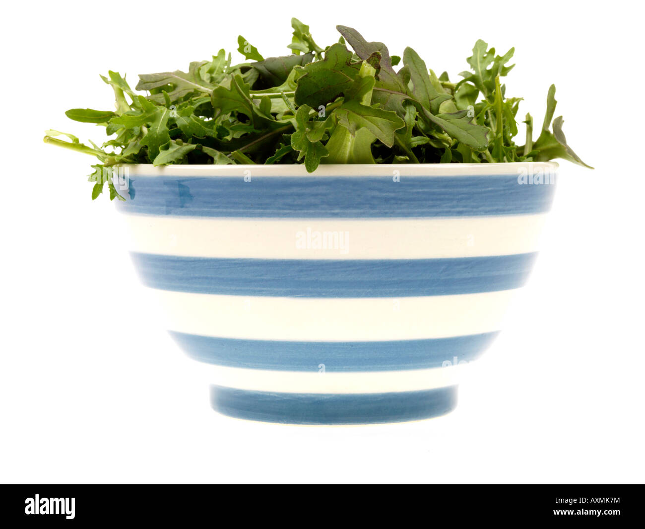 Fresh Healthy Ready To Eat Green Rocket Leaves Isolated Against A White ...