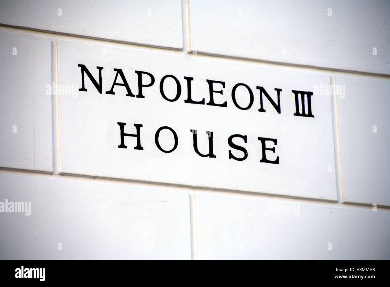 Napoleon house sign hi-res stock photography and images - Alamy