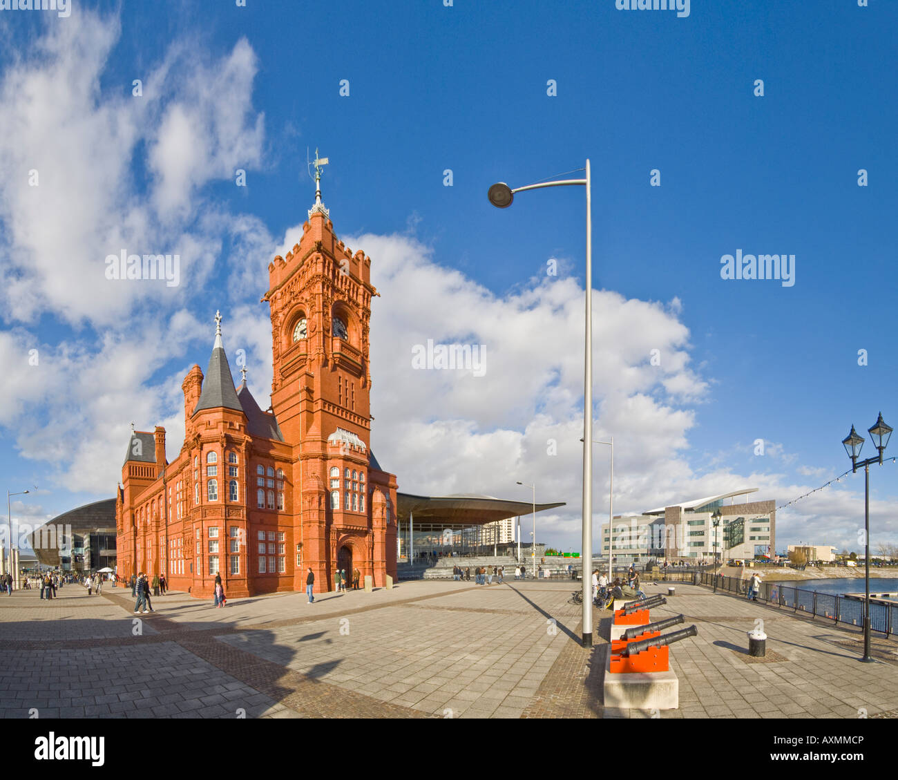 A 4 picture stitch panoramic of The Pierhead Building, former ...