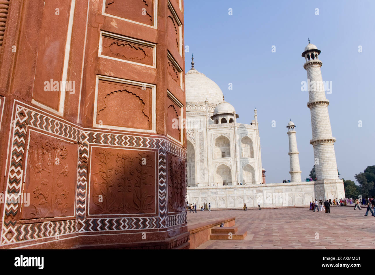 Red sand stone marble mughal hi-res stock photography and images - Alamy