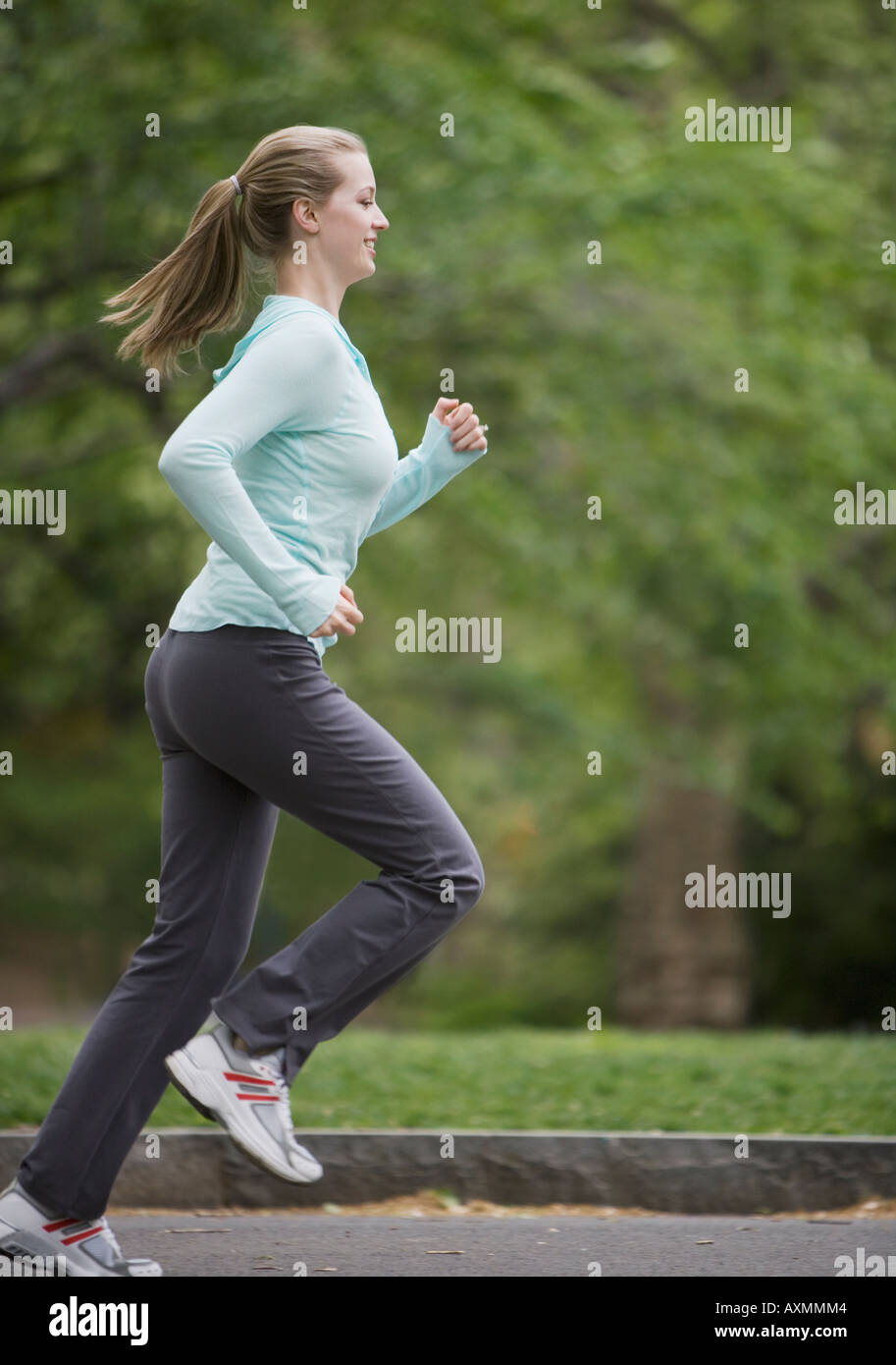 Adult adults woman female jogger runner runners running jogging joggers ...