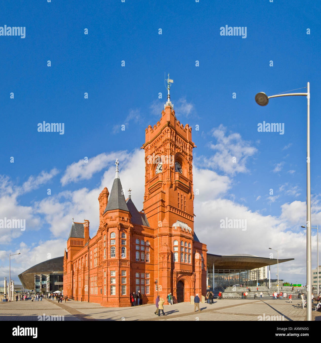 A 4 picture stitch panoramic of The Pierhead Building, former ...