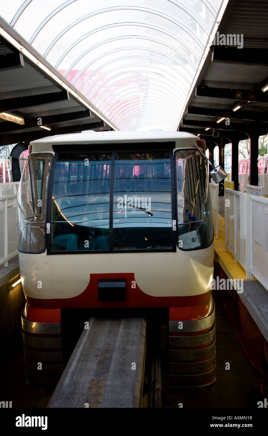 Seattle Washington State USA Monorail at Seattle Center monorail ...