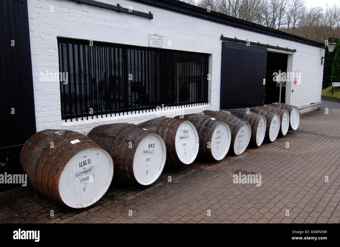The Famous Grouse whiskey distillery outside Crief Scotland Stock Photo ...