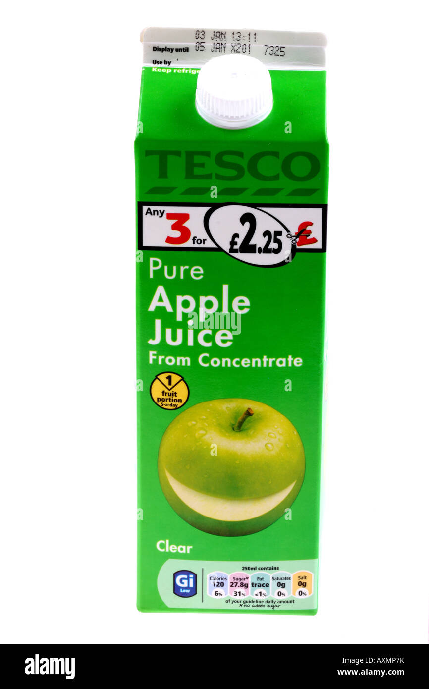 Pure Apple Juice Stock Photo - Alamy