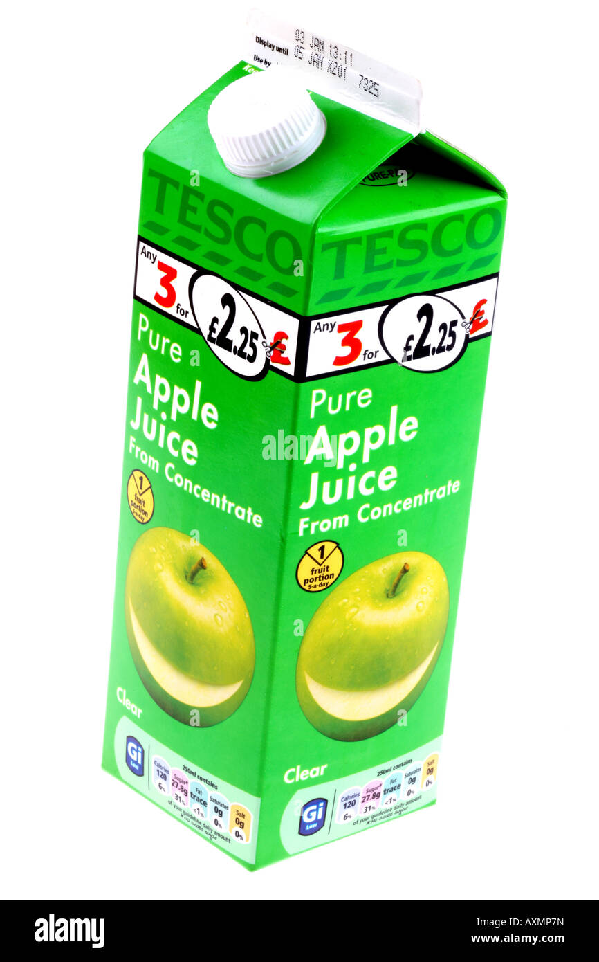 Pure Apple Juice Stock Photo - Alamy
