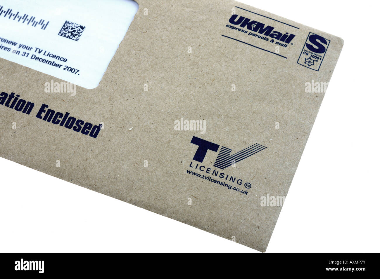 Television License Reminder Stock Photo - Alamy