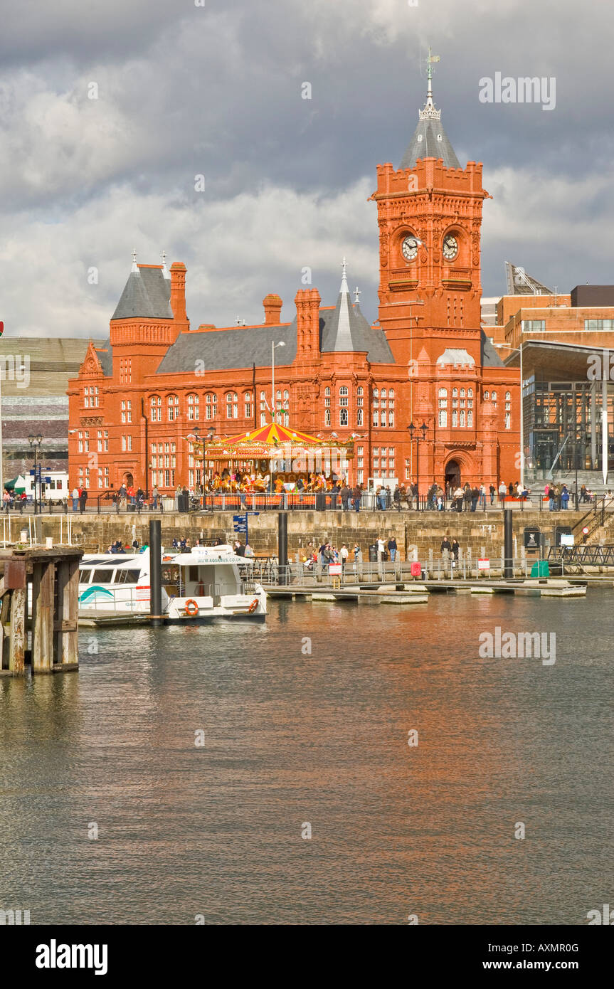 The Pierhead Building, former headquarters of the Bute Dock Company in ...