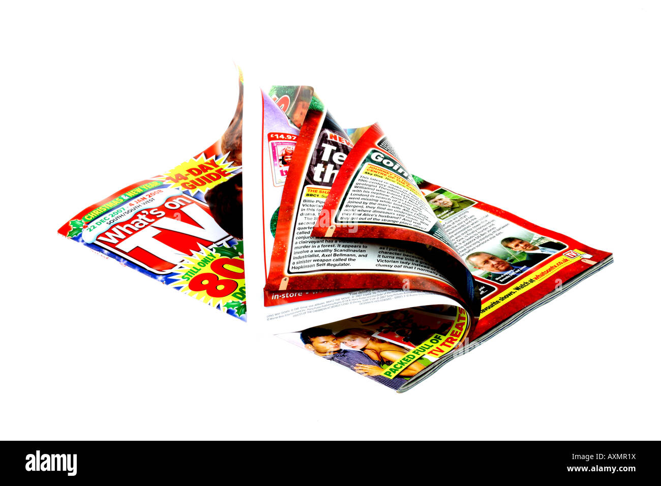 Whats on TV Magazine Stock Photo - Alamy