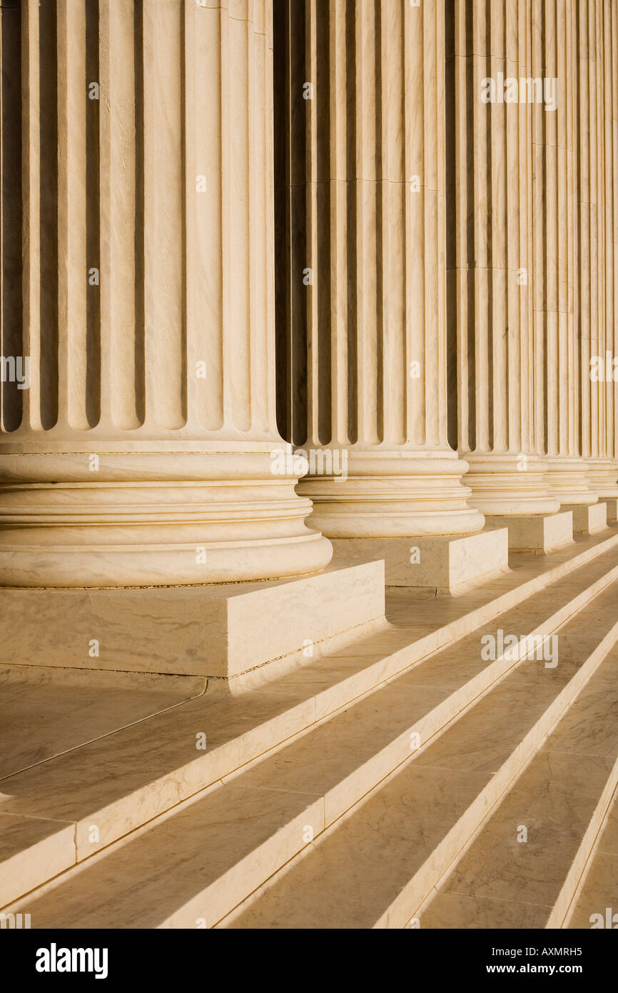 Columns at the Lincoln Memorial Washington DC USA Stock Photo - Alamy