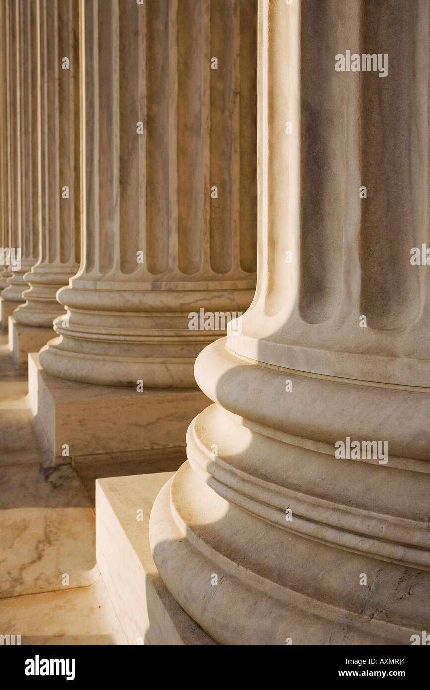 Columns at the Lincoln Memorial Washington DC USA Stock Photo - Alamy